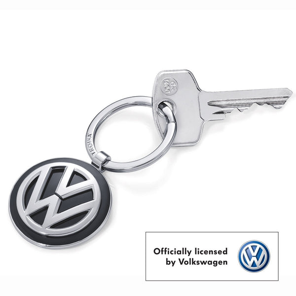 Troika Officially Licensed Volkswagen VW logo Pendant Key-Ring ...